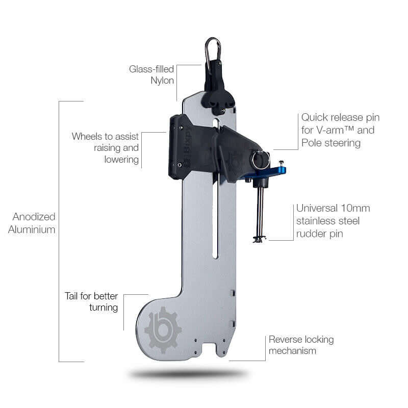 Universal Versa Rudder™ With Steering | Vibe Kayaks Canada
