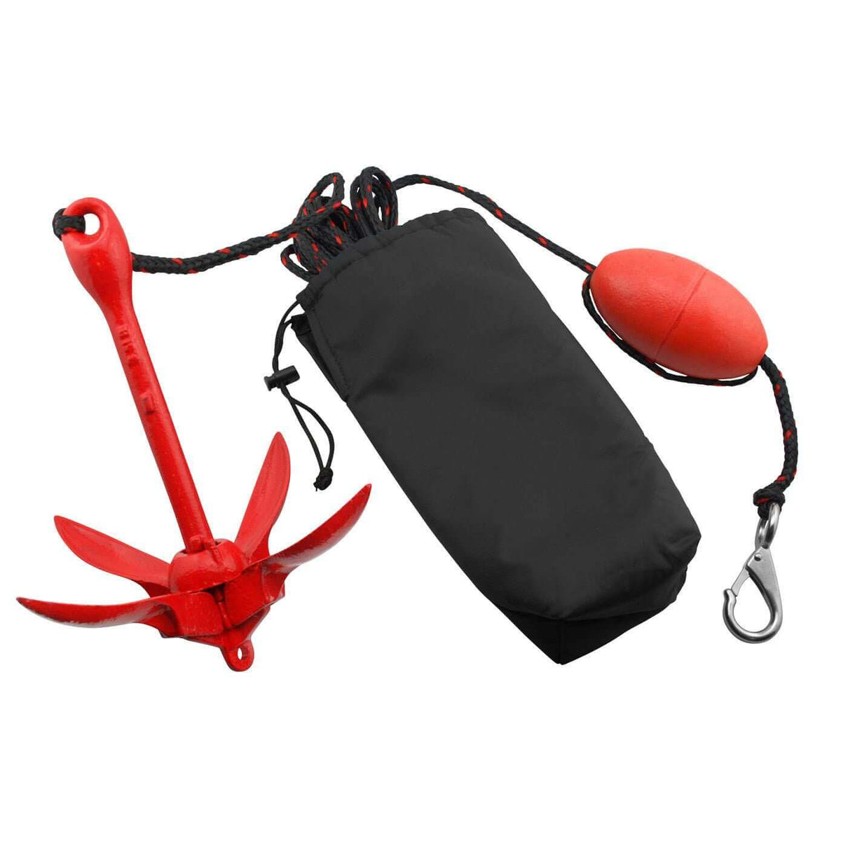 3.5lb Grapnel Anchor and 25ft Rope | Vibe Kayaks Canada